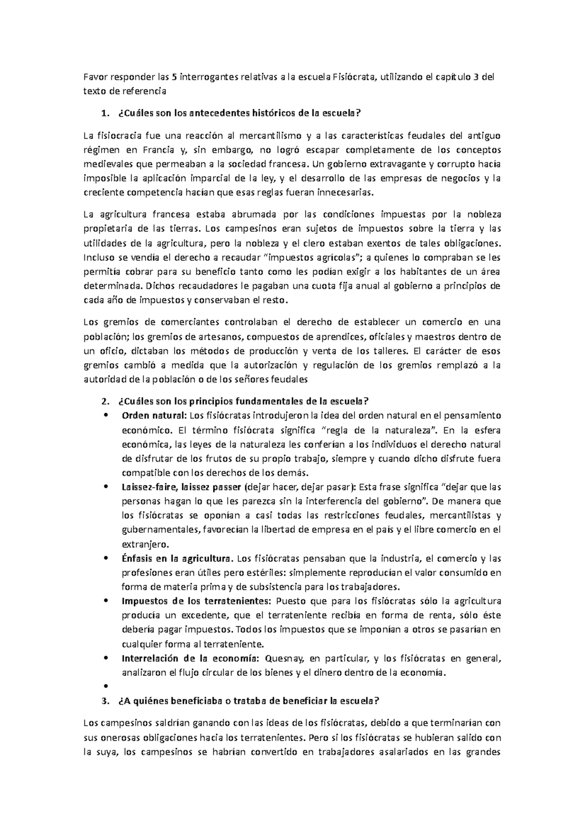 Foro de historia uni - unidad 2 - Favor responder las 5 interrogantes ...