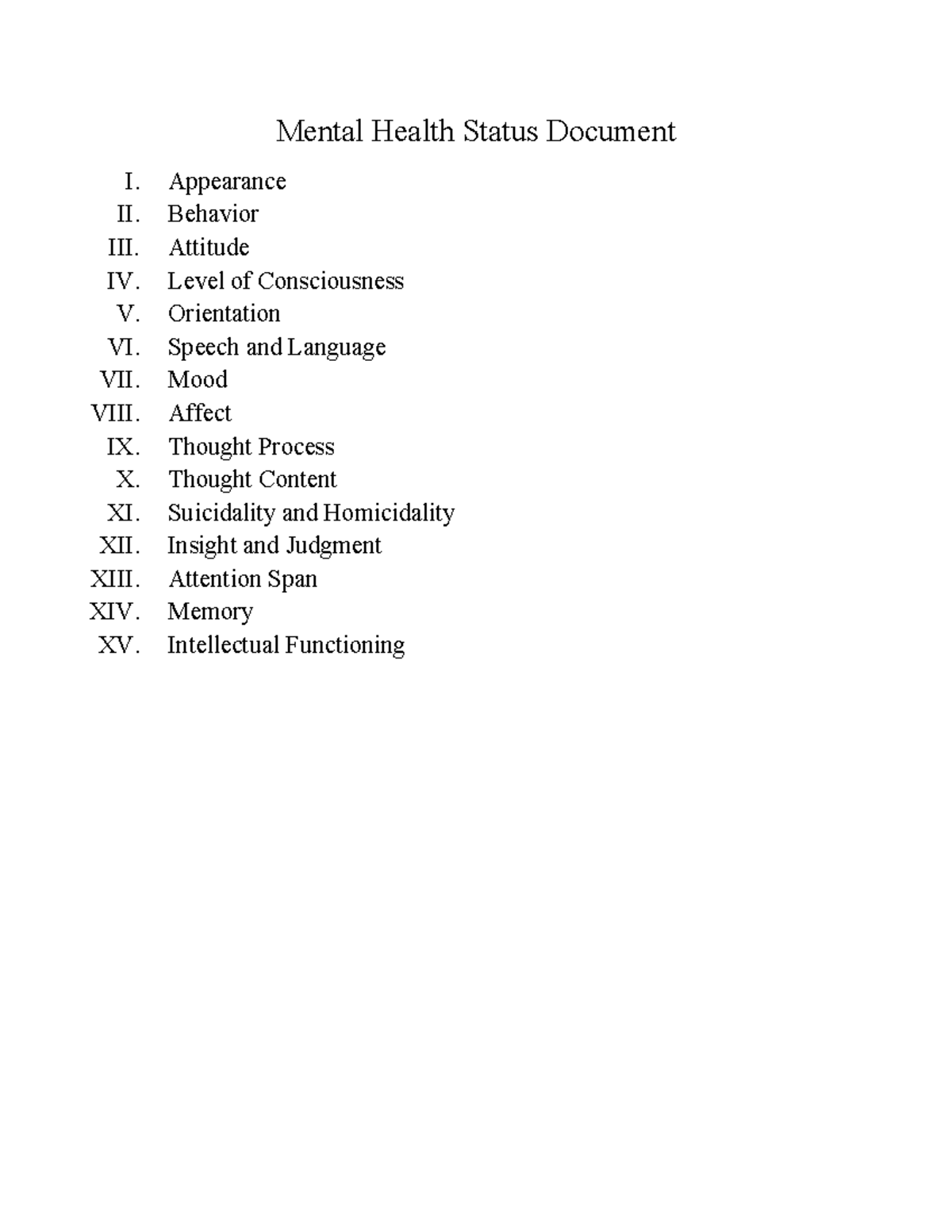 Done-Mental Health Status Doc - Mental Health Status Document I ...