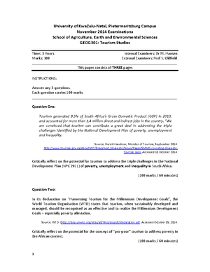 Tourism NSC QP Sept 2021 Eng - SA EXAM PAPERS ...