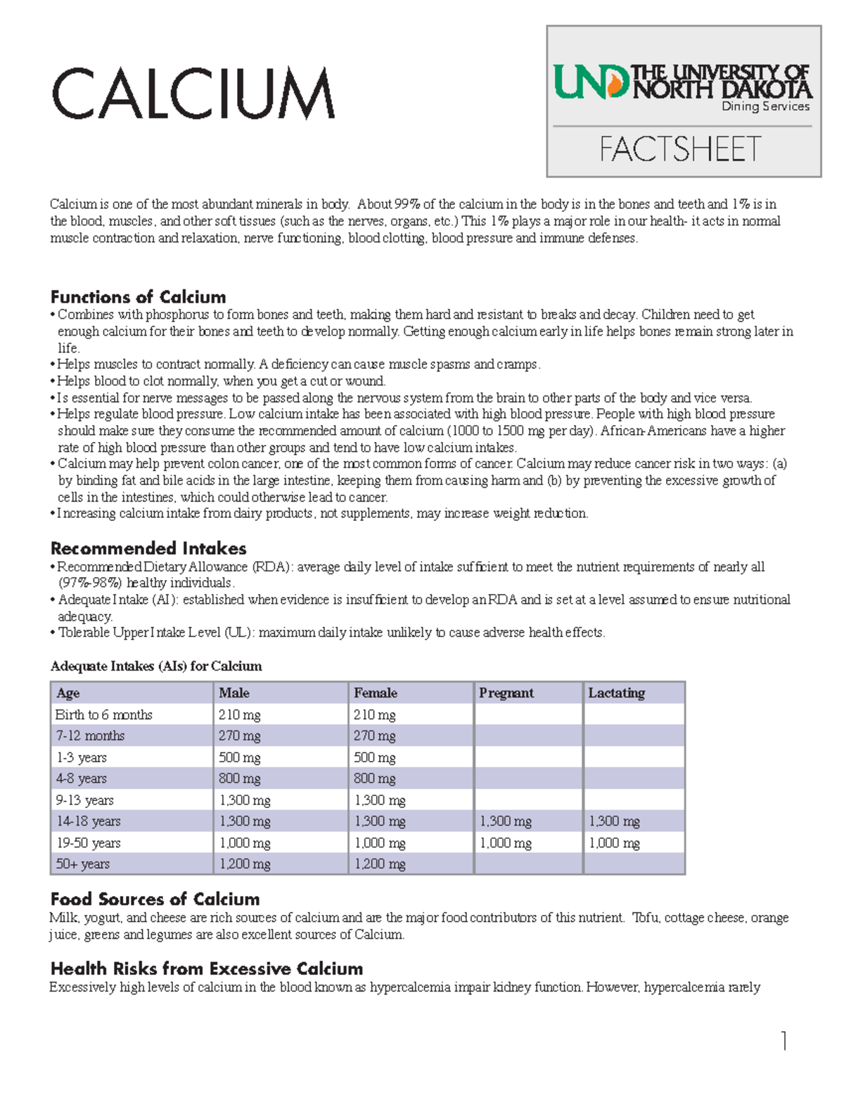 Calcium - Que - CALCIUM Calcium is one of the most abundant minerals in ...
