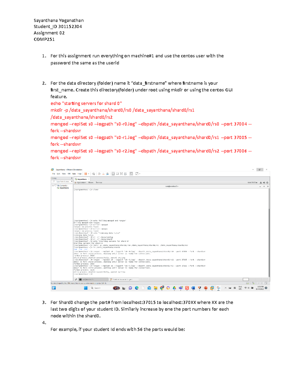 COMP251 Assignment 02 - Student_ID 301152304 Assignment 02 COMP 1. For this assignment run - Studocu