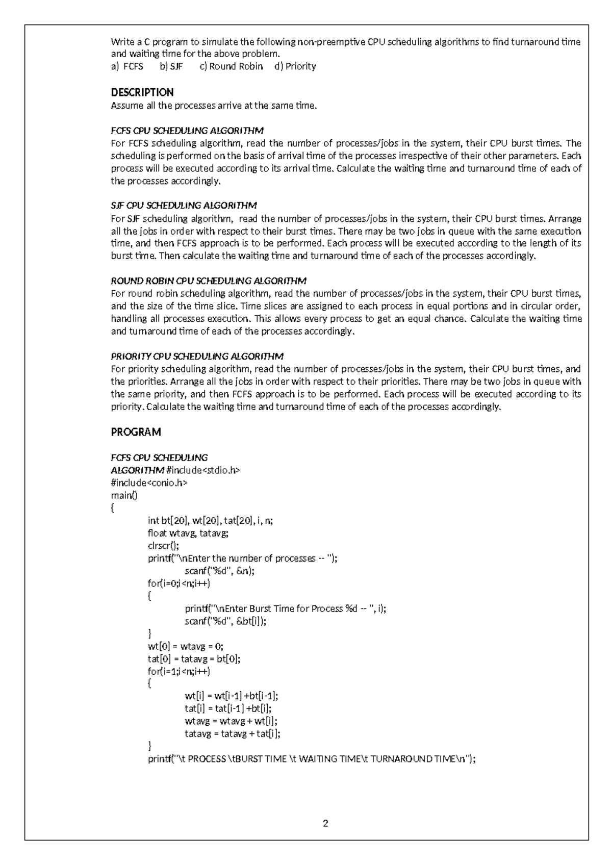 Guscse -Sem IV - Operating Systems lab-P2 - Write a C program to ...