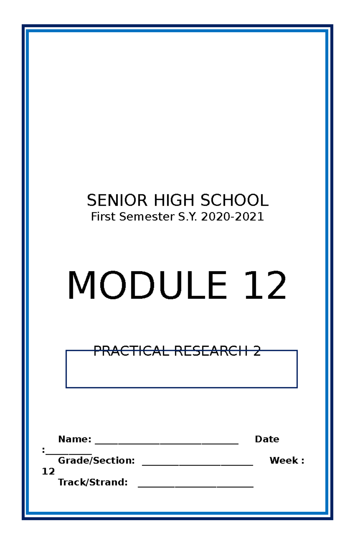 Quarter-2-Module-12 - Quarter-2-Module-12 - SENIOR HIGH SCHOOL First ...
