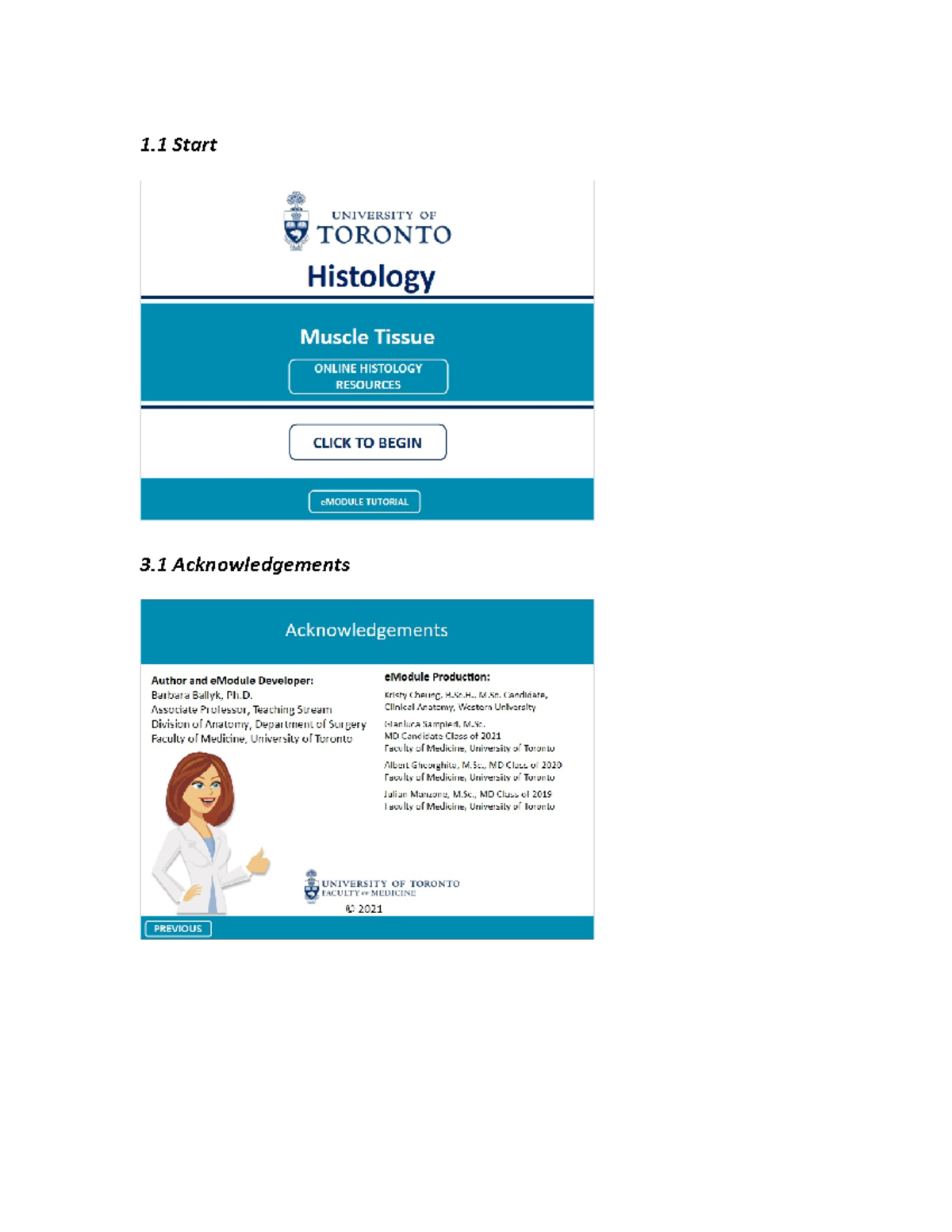 Module 5 Muscle Tissue - lecture practice materials lab notes - 1 Start ...