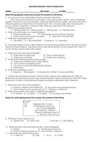 English 4 Q2 Module 1 Module 2 - English Quarter 2 – Module 1 What Do ...