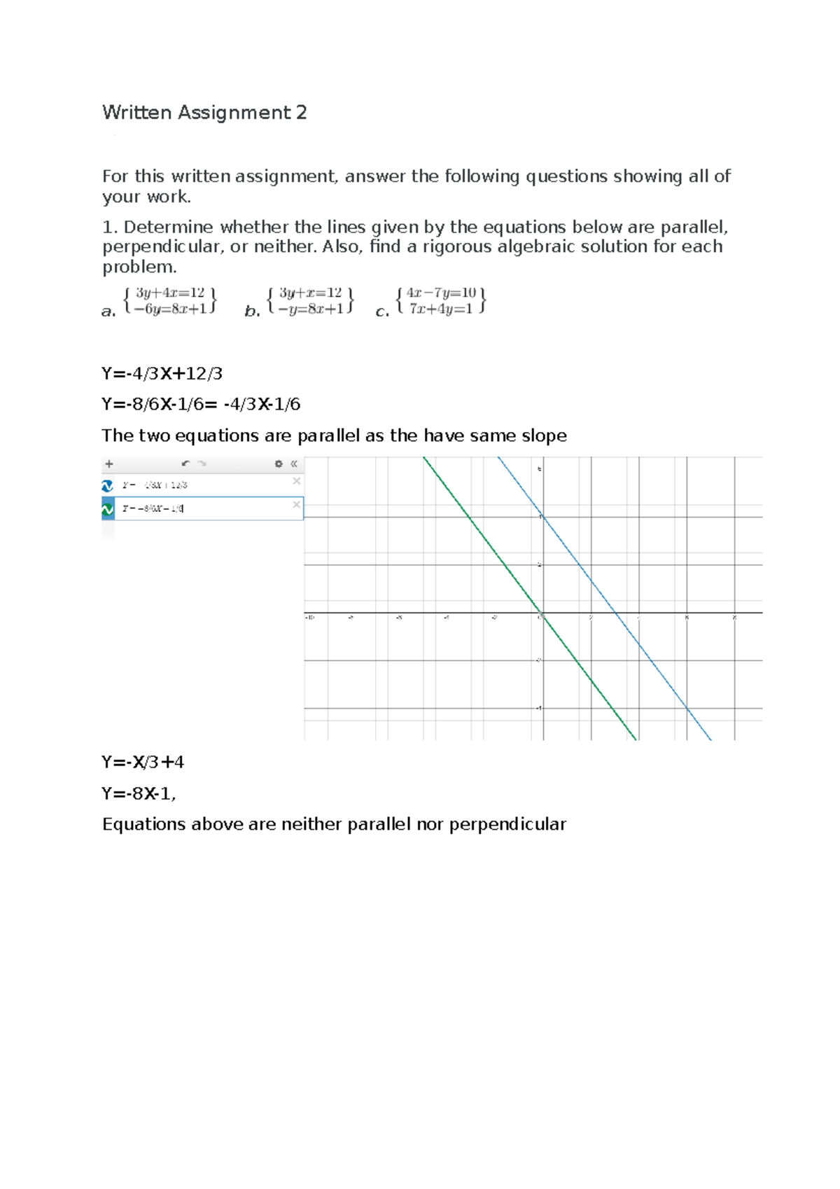Unit 2-Written Assignment - Written Assignment 2 For this written ...