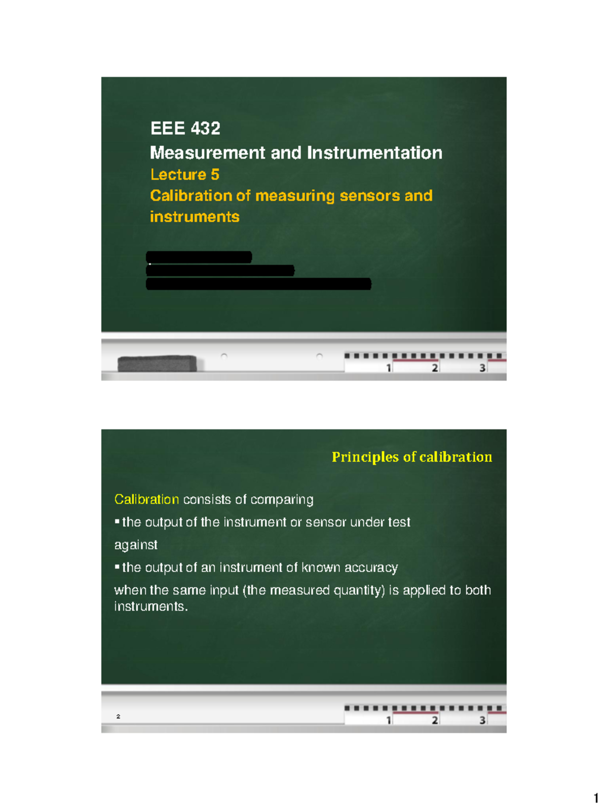 EEE432-Lecture 5 - complex behavior - EEE 432 Measurement and Instrumentation Lecture 5 ...