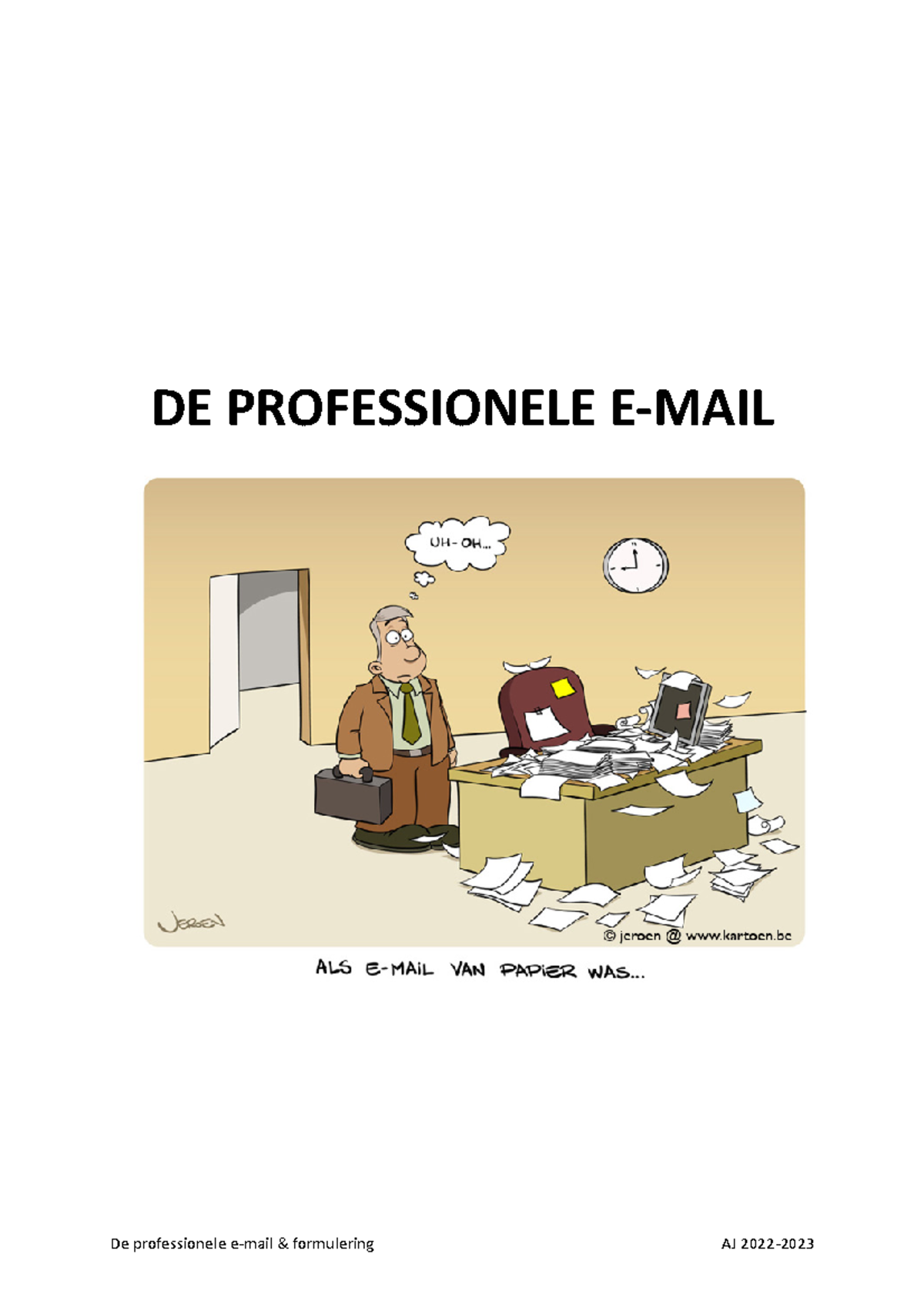 Werkbundel de professionele e-mail - DE PROFESSIONELE E-MAIL ...