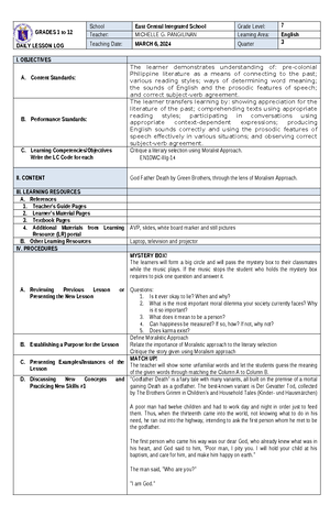 DLL WITH Header AND Footer - Republic of the Philippines Department of ...