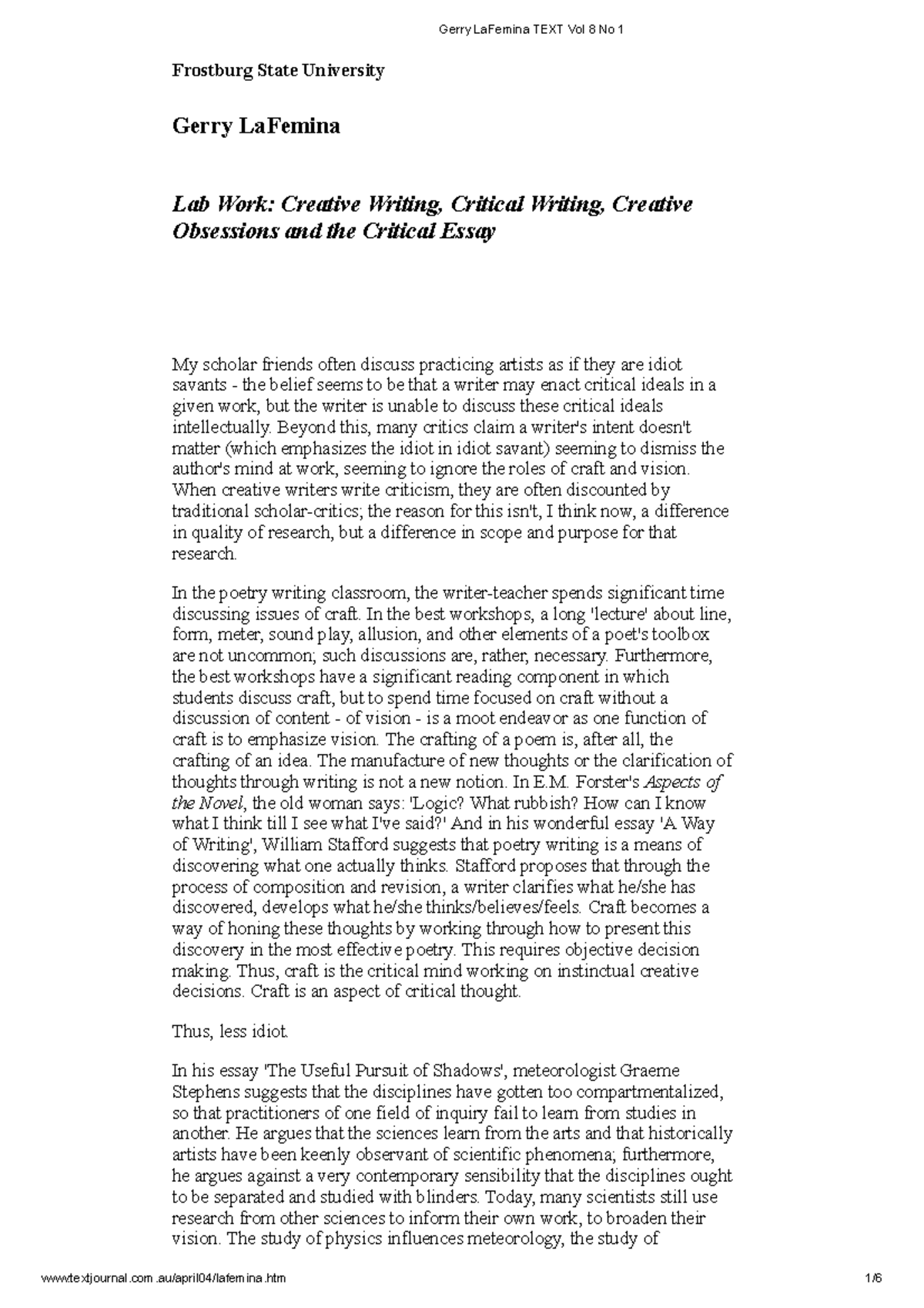 31941-lab-work-creative-writing-critical-writing-creative-obsessions ...