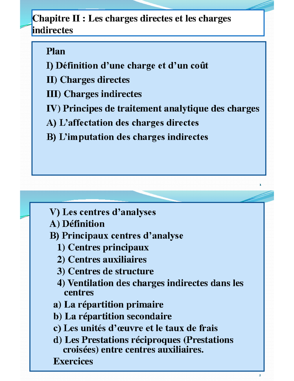 Chapit~4 - LA HIERARCHIE DES COUTS DANS UNE ENTREPRISE INDUSTRIELLE ...