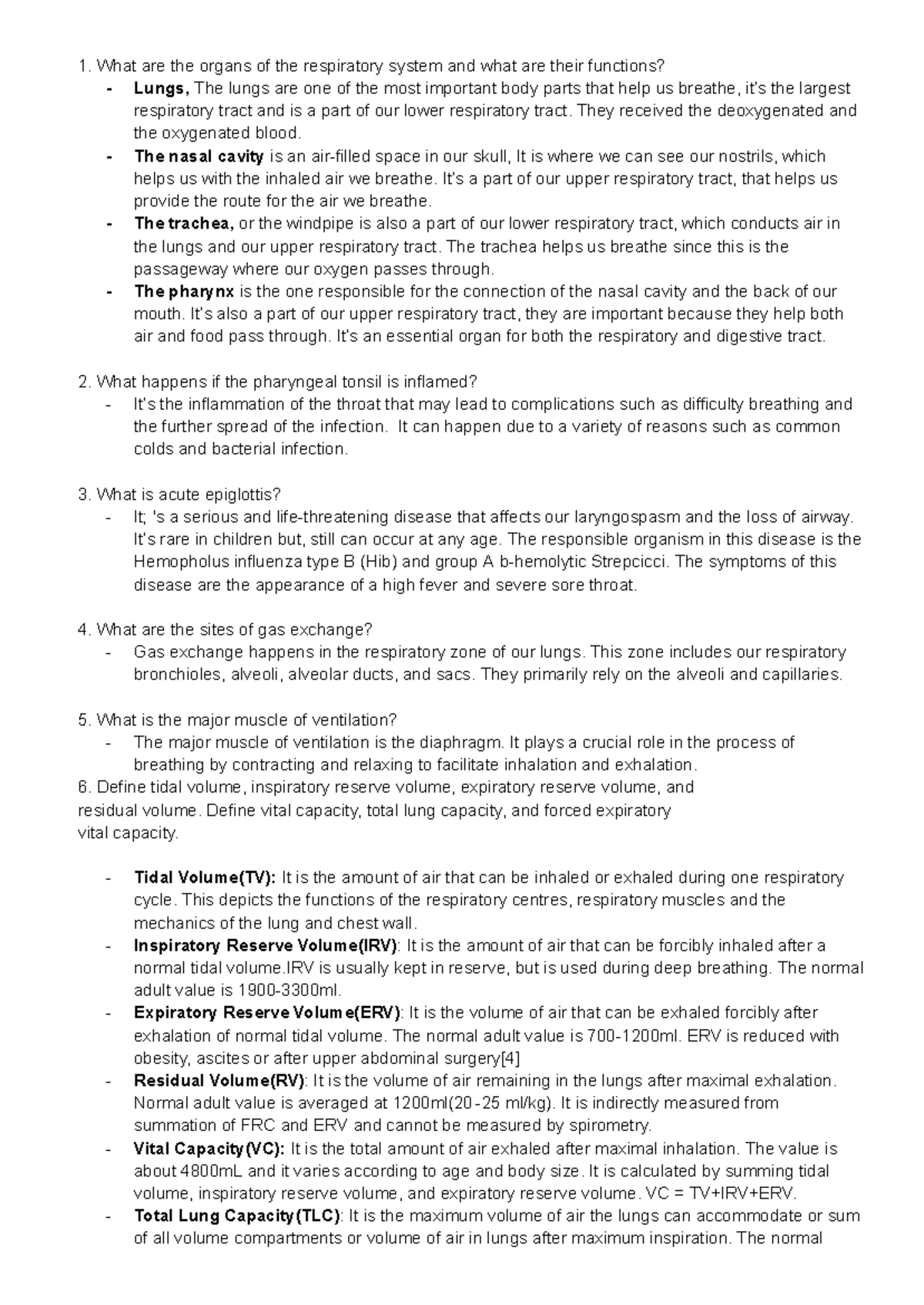 Physio Guide QS - Summary Pharmaceutics - 1. What are the organs of the ...