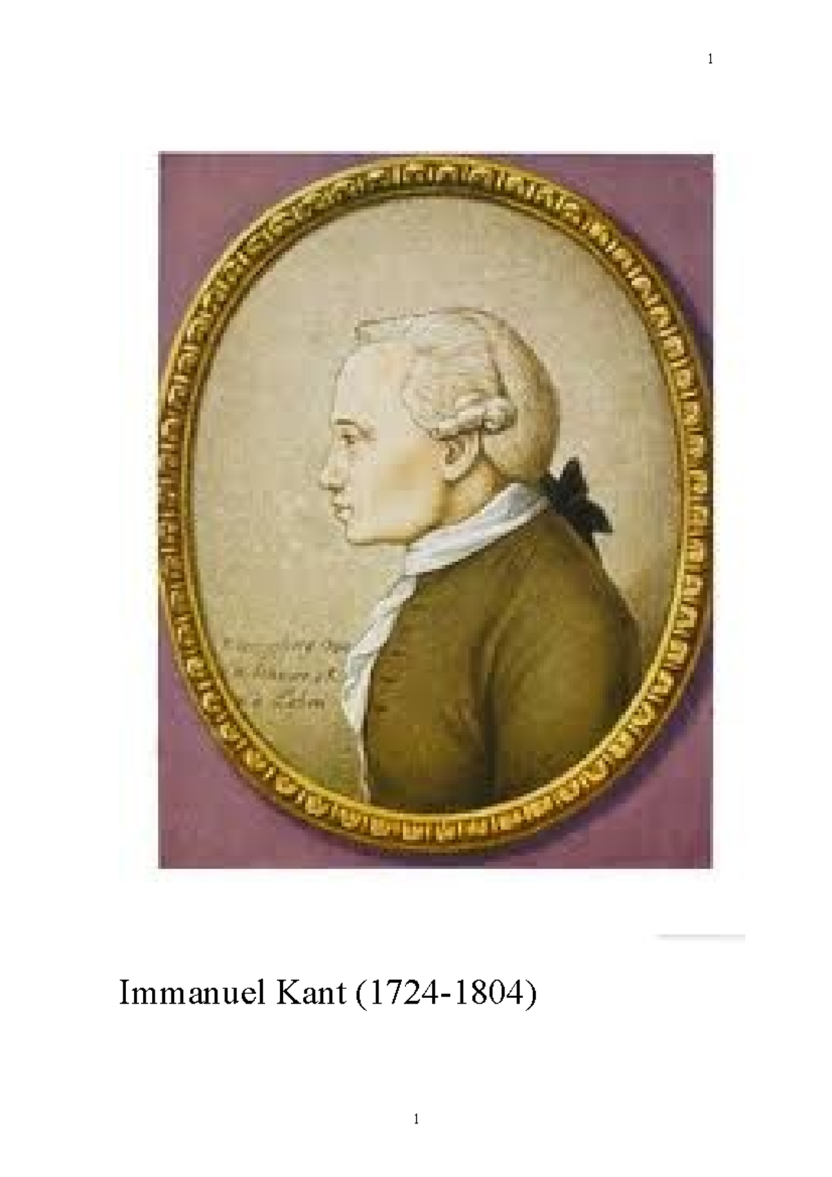 KANT - Filosofía para EVAU - Immanuel Kant (1724-1804) KANT (1724-1804) ÍNDICE 1.- ESQUEMA DEL ...