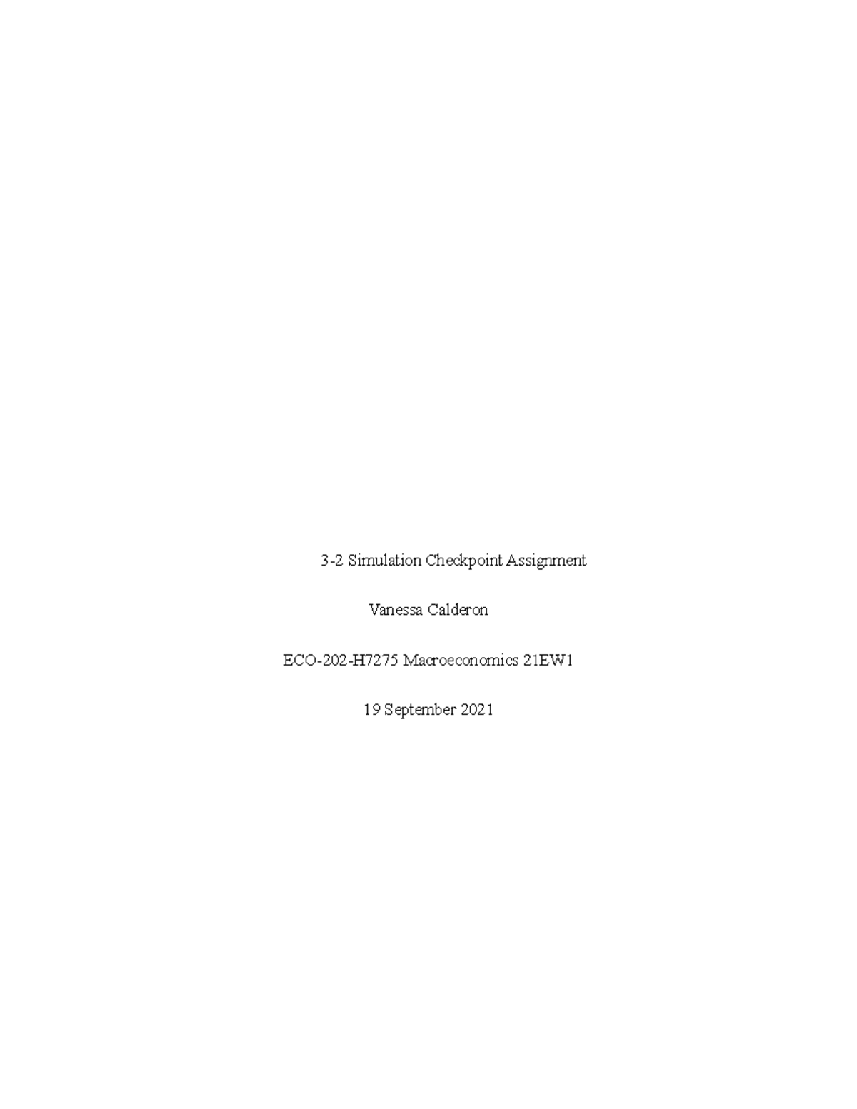1 year results report 1-1 LEARNING MODULE - 3-2 Simulation Checkpoint ...