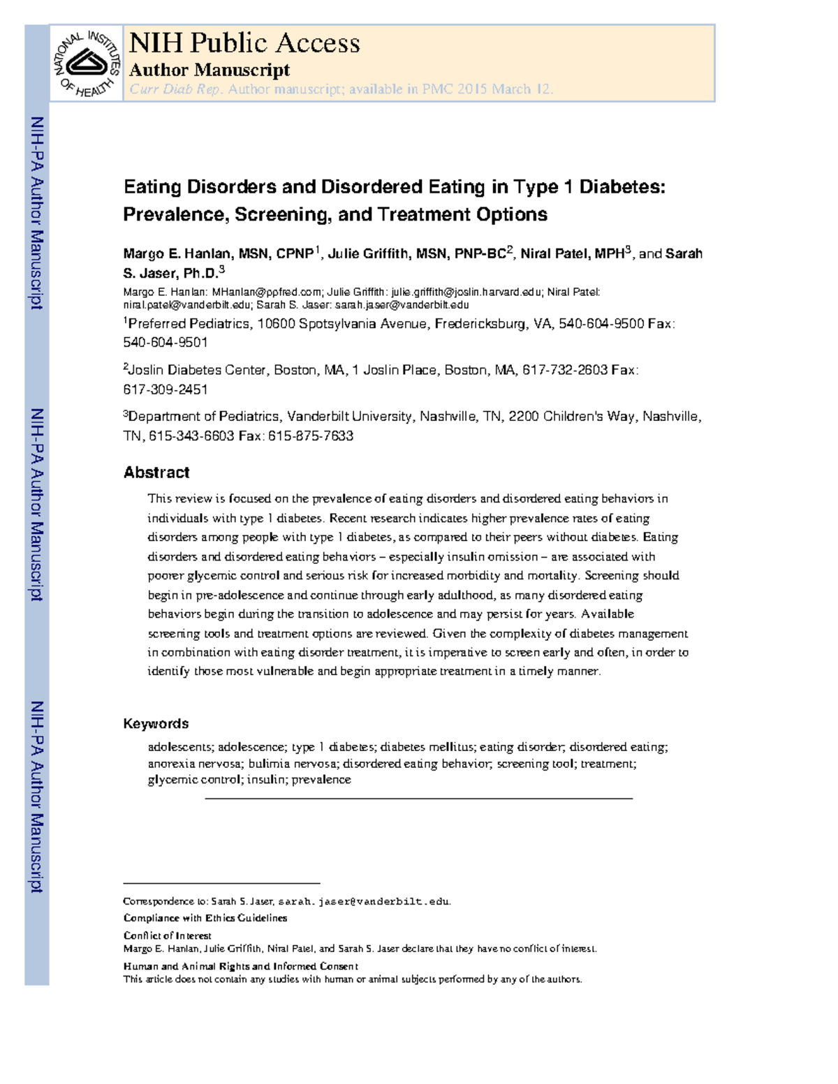 THESIS LITERATURE: DIABULIMIA AND ITS BACKGROUND - Eating Disorders and ...