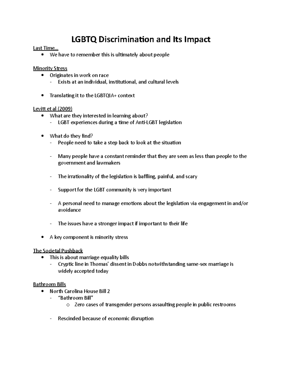 Lgbtq Discrimination and Its Impact - LGBTQ Discrimination and Its ...
