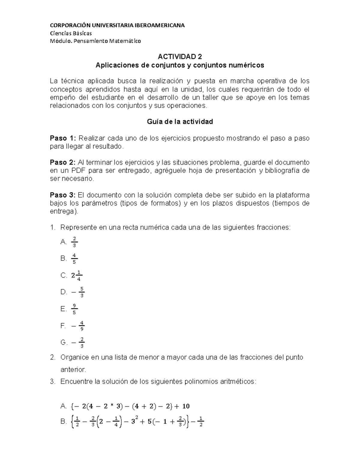 Actividad 2 (1) - jllllll - Ciencias Básicas Módulo. Pensamiento ...
