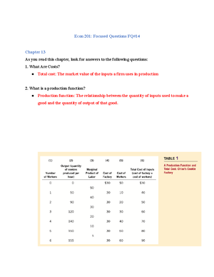 ECO201 Chapter 20 Focus Questions - Econ 201: Focused Questions FQ ...
