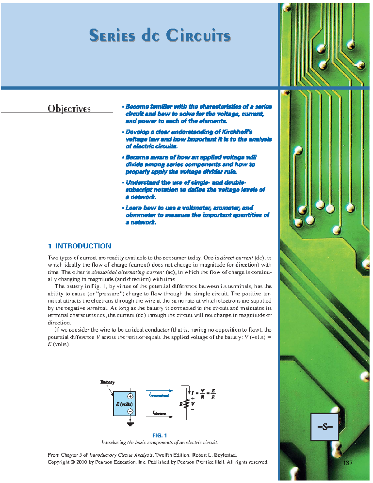 EEE-ct - eee notes - Series dc Circuits 1 INTRODUCTION Two types of ...