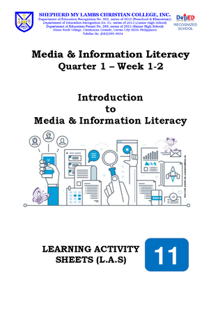 SHS Core Media and Information Literacy Curriculum Guide - SENIOR HIGH ...
