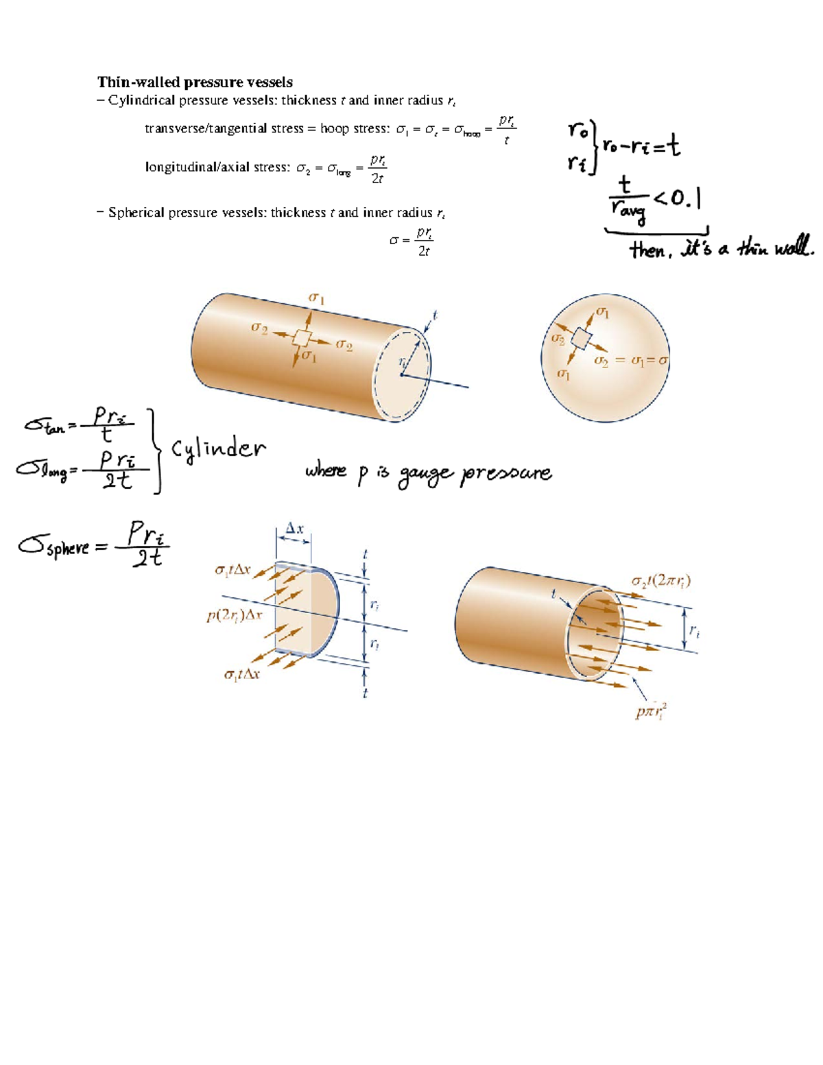 Deform Note 4 - Combined loading Stress transformation Mohr's circle ...