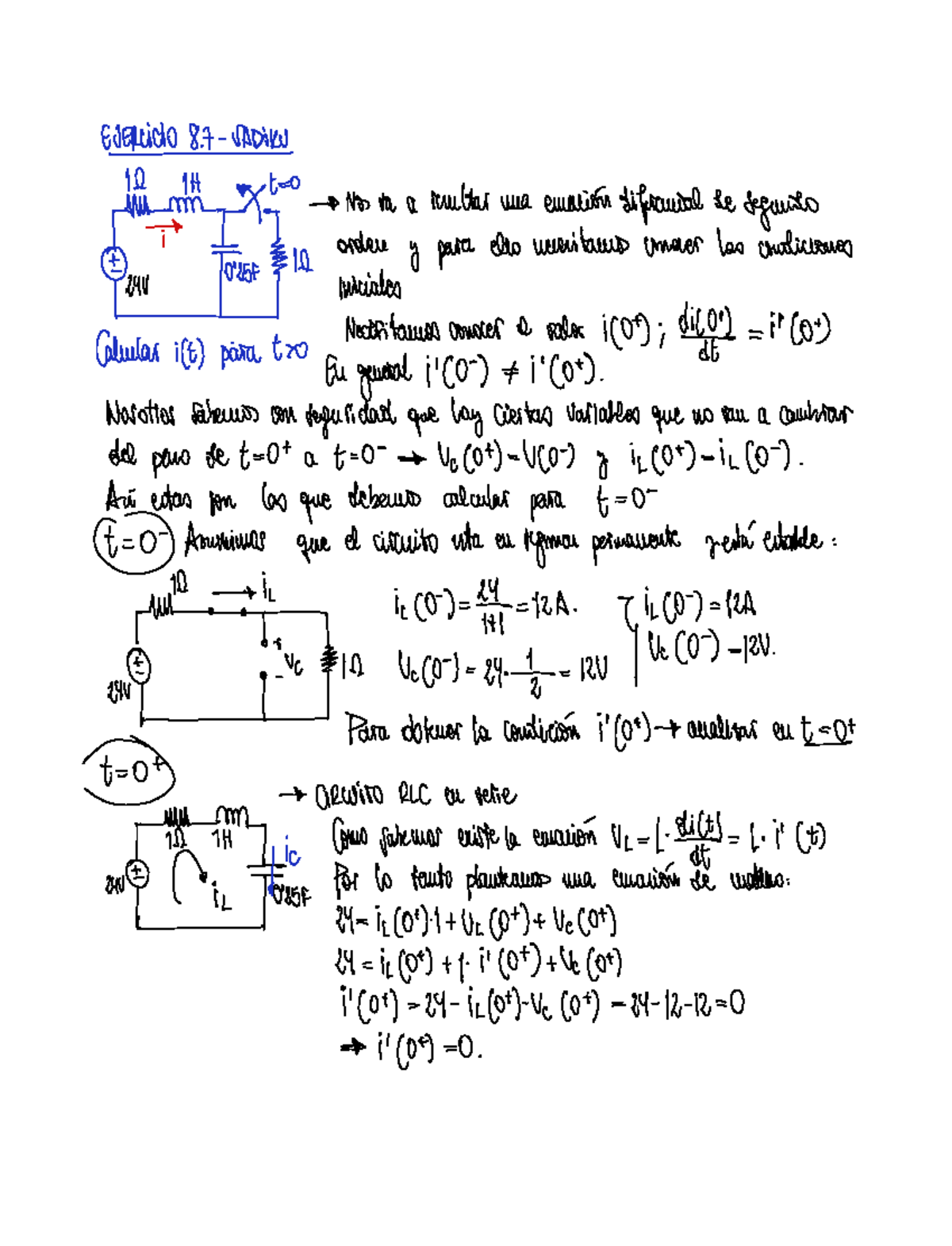 Ejercicios de circuitos electrónicos de primer y segundo orden ...