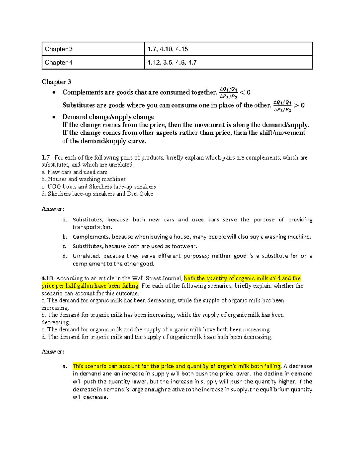 Chapter 3&4 - Chapter 3 1, 4, 4. Chapter 4 1, 3, 4, 4. Chapter 3 ...