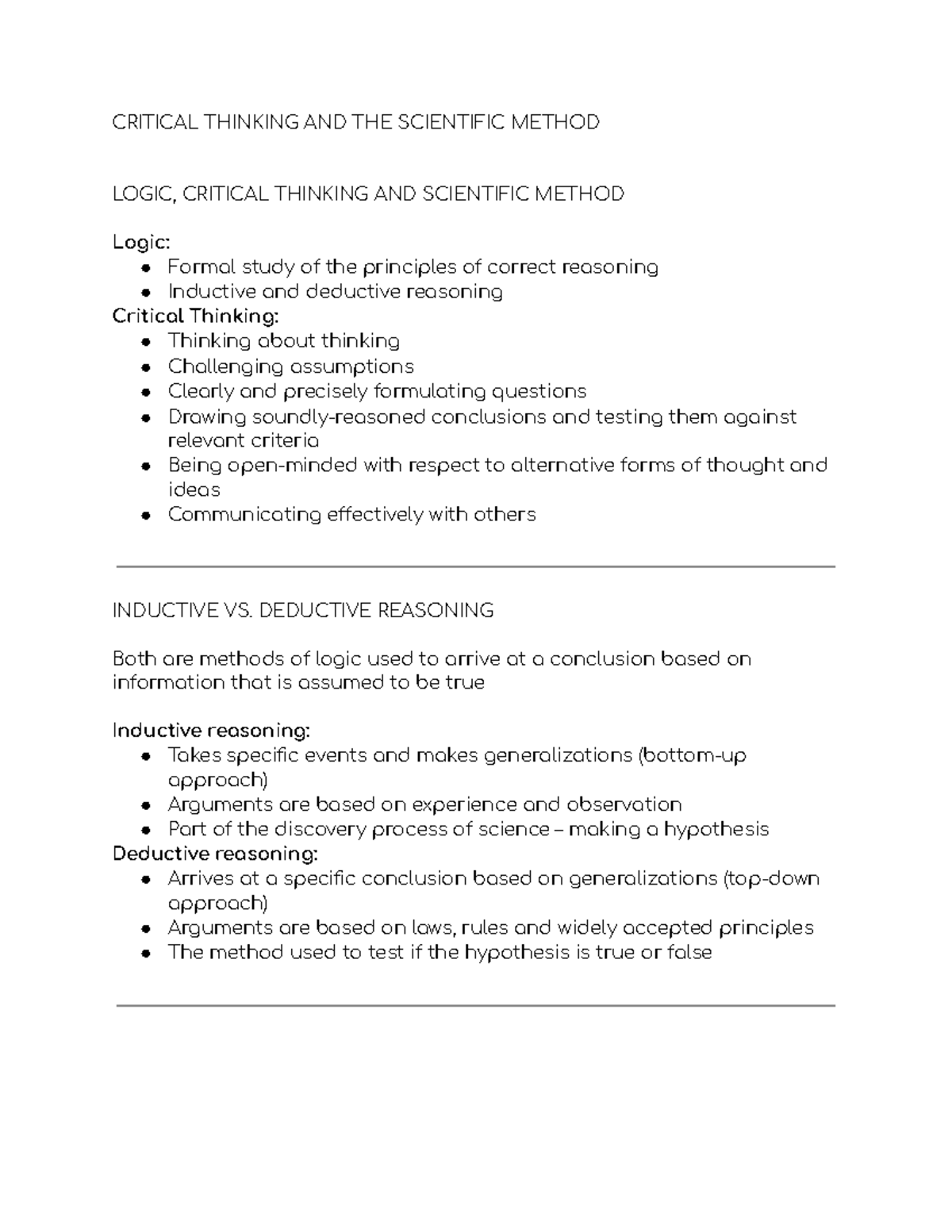 Lecture 6 - chapter six notes from 1101 with diagrams - CRITICAL ...