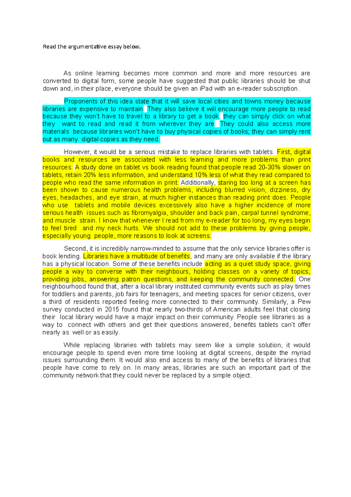 Sample or argumentative essay - Bahasa Malaysia Curriculum And Policy ...