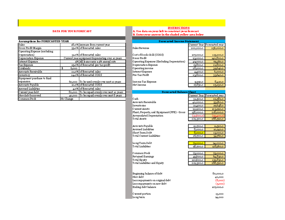 ACC1000.07 - QUIZ 5 SOLUTIONS AND QUESTIONS - 4 Assumptions for ...