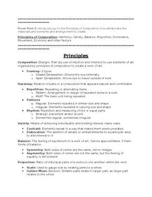 Intro Fine Arts 2313 - Introduction to fine arts notes - ART 2313 - Studocu
