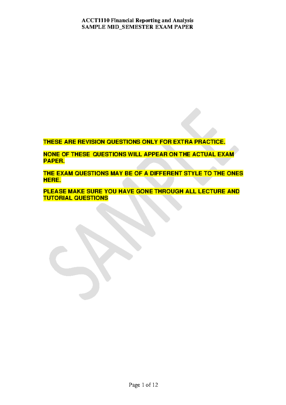Mid-Sem Sample Exam Paper QA Sem 1 2023 - SAMPLE MID_SEMESTER EXAM ...