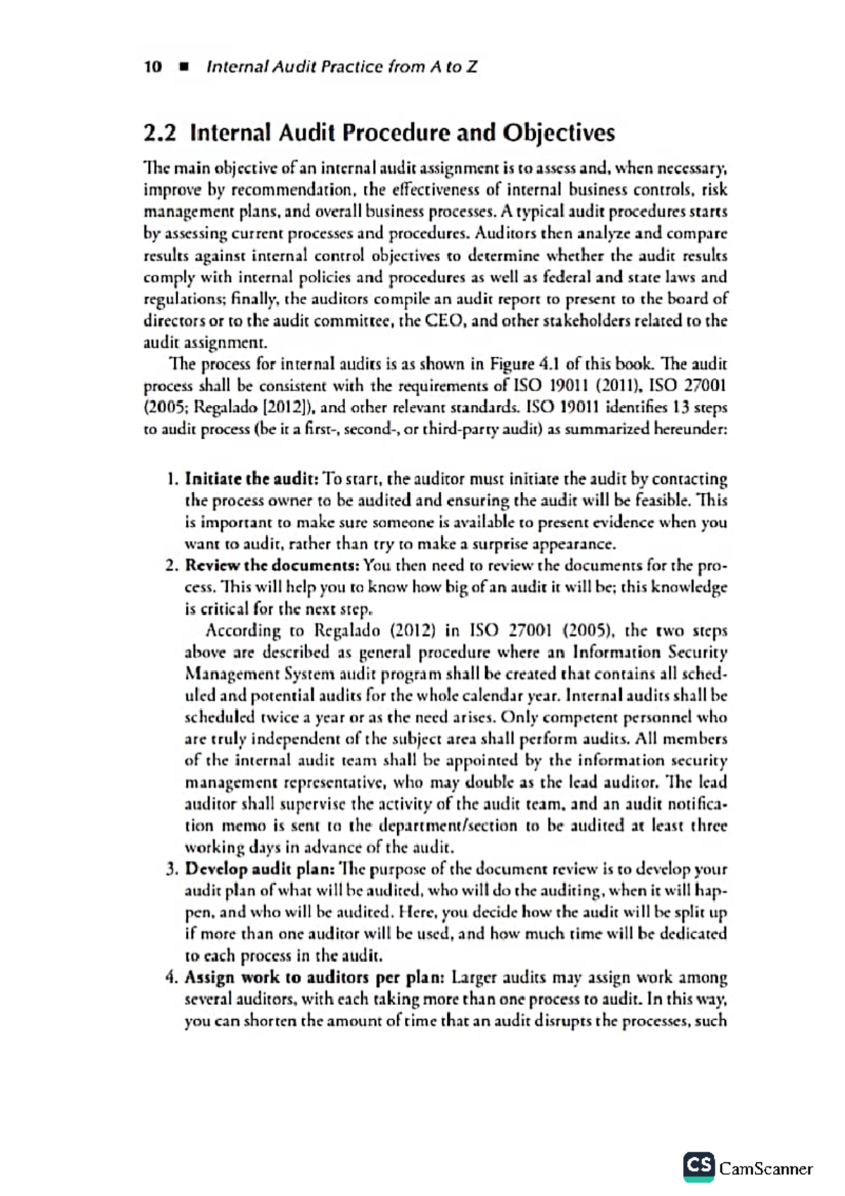 Internal Auditing-2 - NONE - Bachelor of Civil Engineering - CamScanner ...