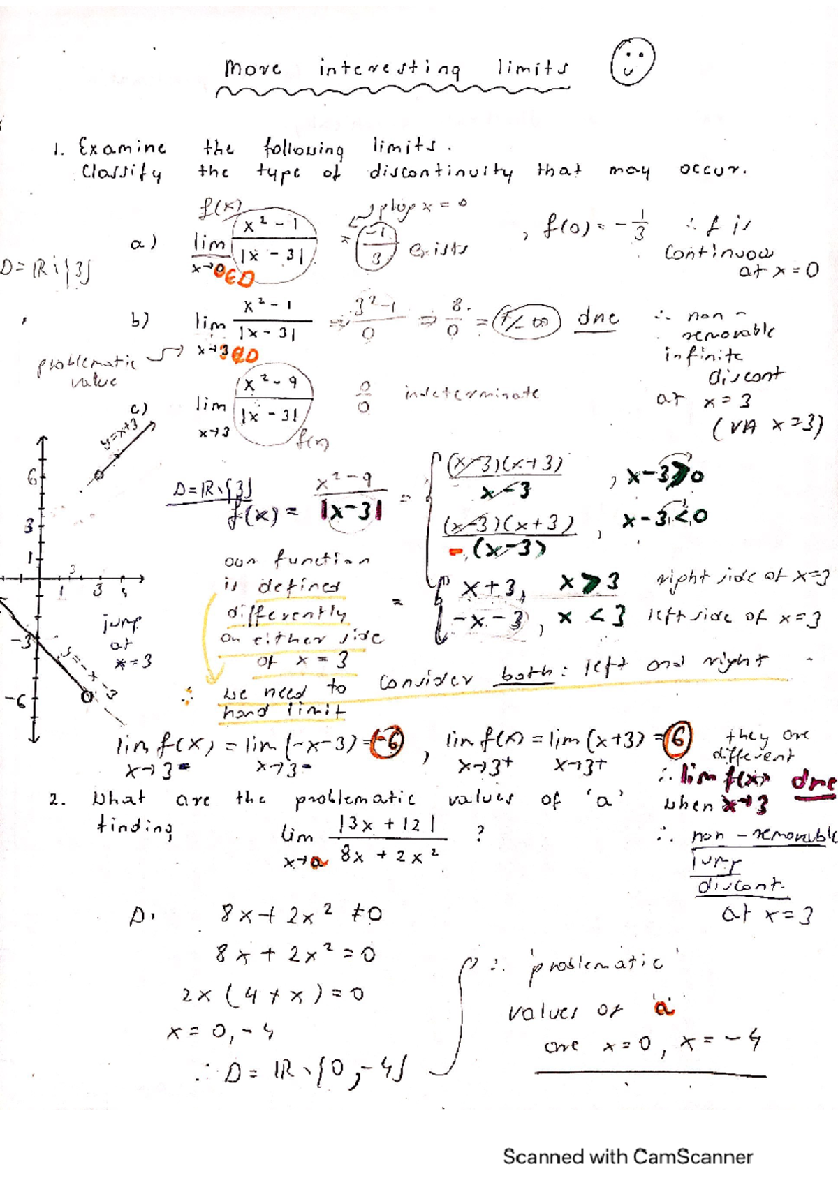 1.3 Absolute values limits - Math 124 - Studocu