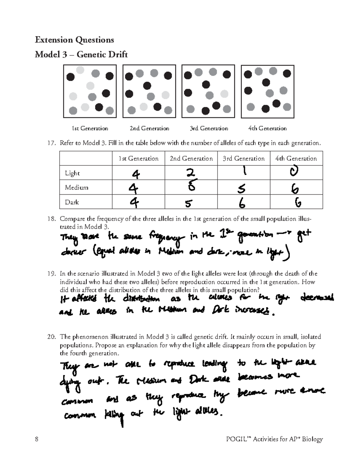 Pogil 21 Genetic Drift p8 9 8 POGIL Activities For AP Biology pogil-21-genetic-drift-p8-9-8-pogil-activities-for-ap-biology