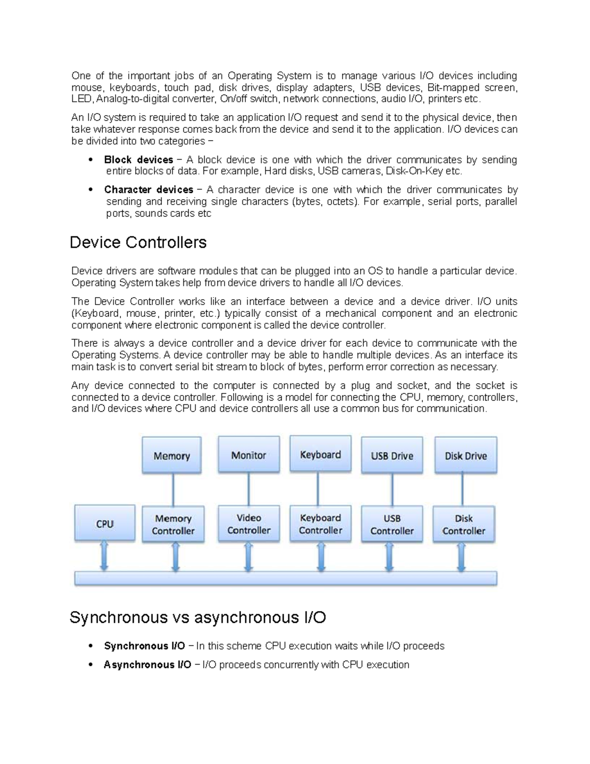 Operating System - Information Communication Technology - UoN - Studocu