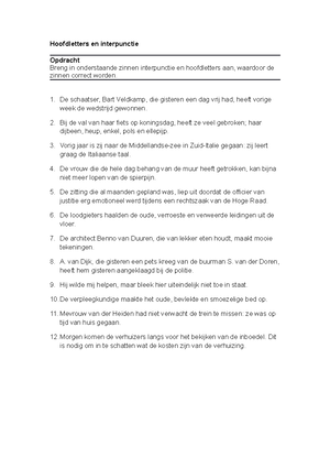 Redigeeropdracht - Een onderdeel van jouw werkzaamheden is het ...