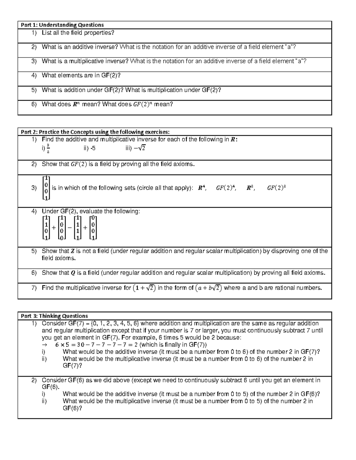 3 Fields And Inverses Introduction To Linear Algebra Warning Tt Undefined Function 22
