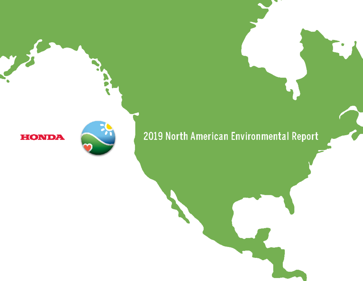 Honda 2019 North American Environmental Report - Marketing Management ...