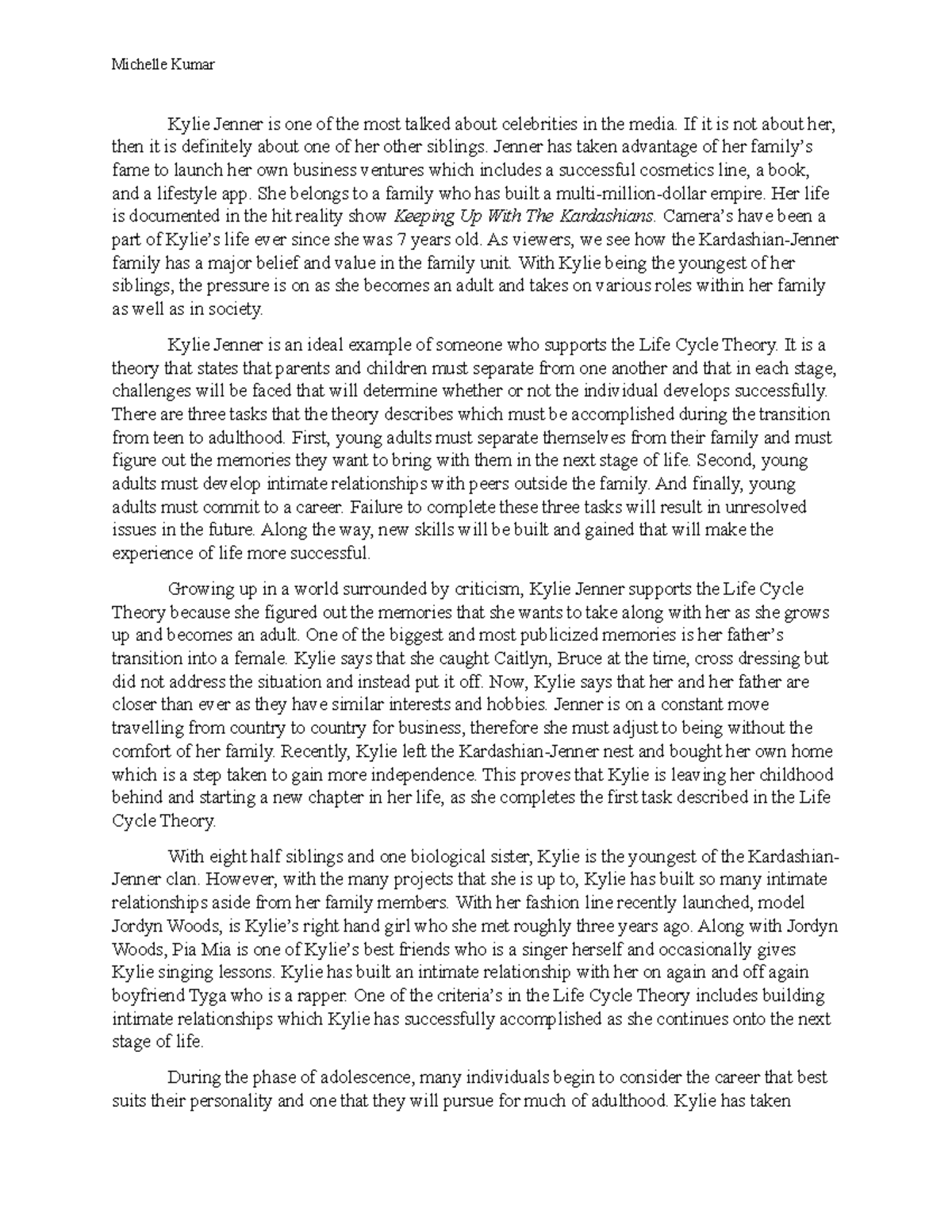 Kylie jenner report - Michelle Kumar Kylie Jenner is one of the most ...