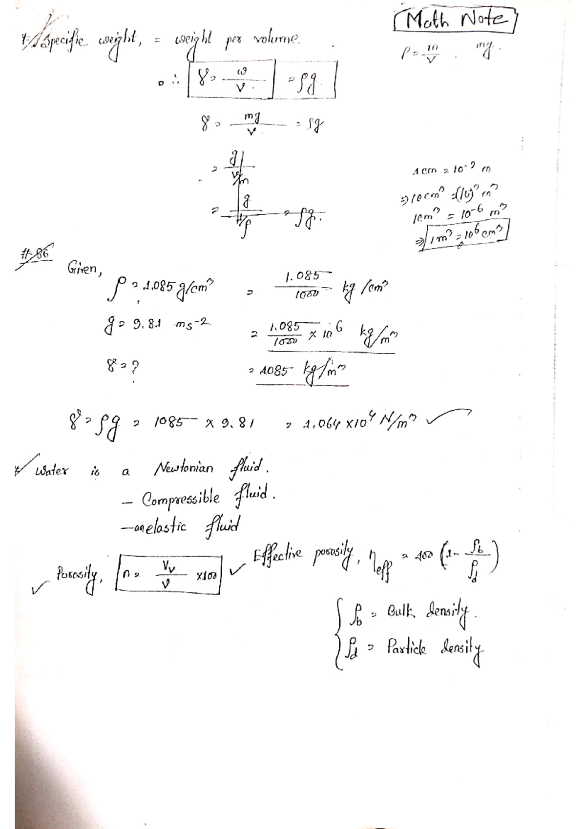 Hydro Book Math Solve - Principles of Hydrogeology - Studocu