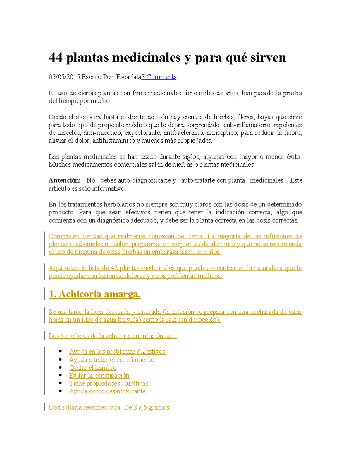44 plantas medicinales y para qué sirven - Desde el aloe vera hasta el diente de león hay ...