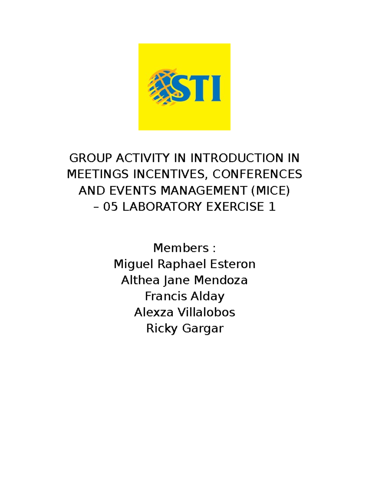 2- Group- Activity-IN- Introduction-IN- Meetings- Incentives - GROUP ...