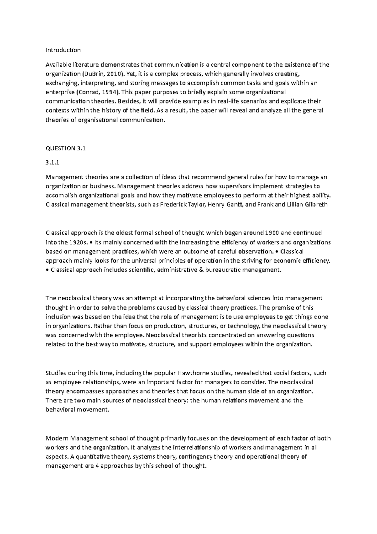 COM4805 3 - assignment - Introduction Available literature demonstrates ...