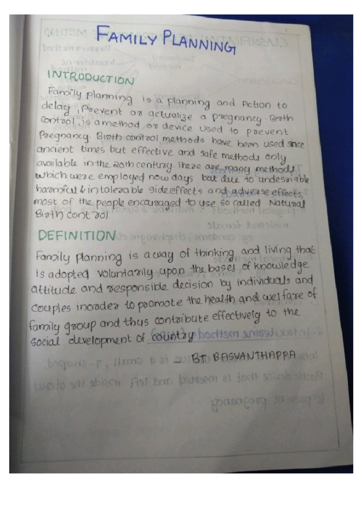 Family planning - Medicine - Studocu