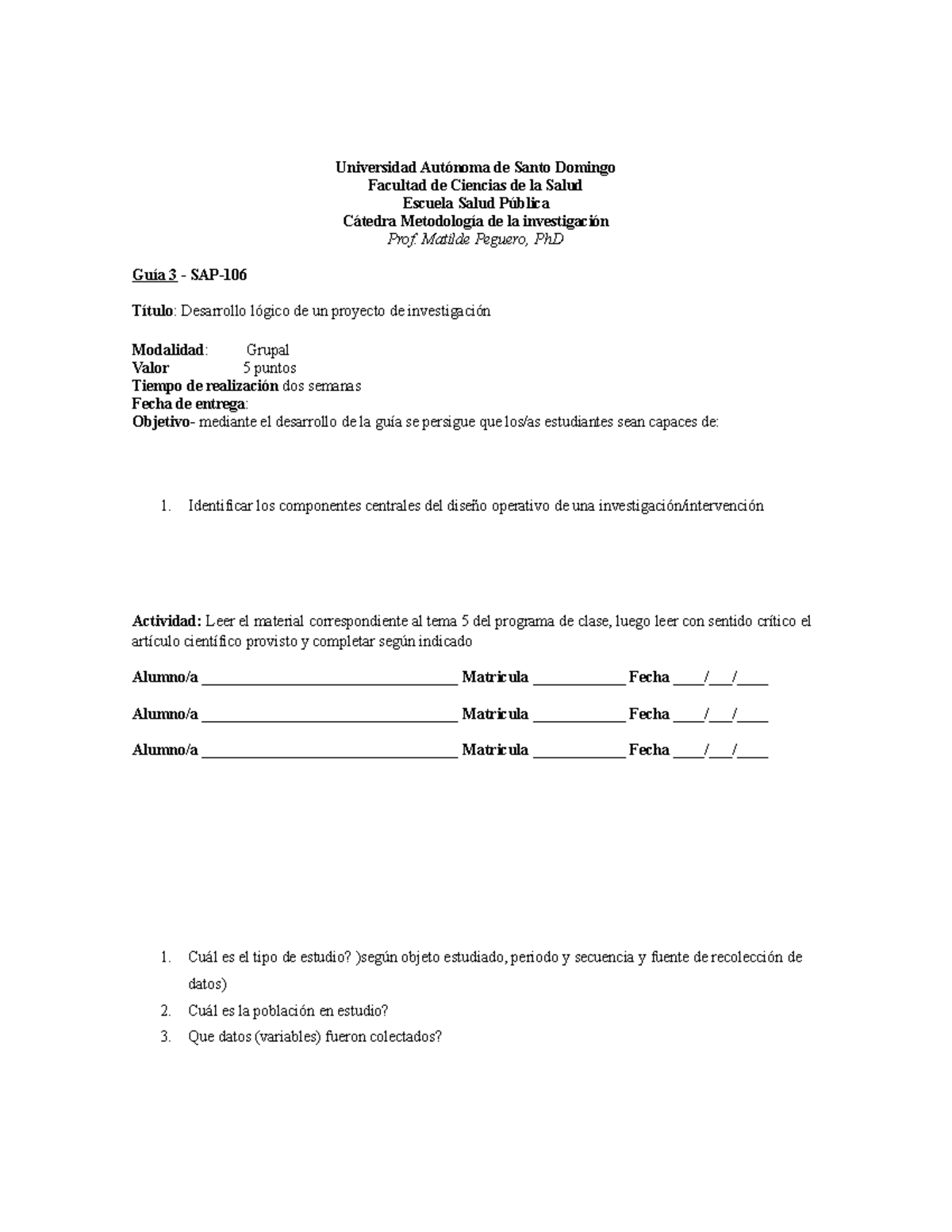 Practica No. 3 SAP 106 - Jdkdk - Universidad Autónoma de Santo Domingo ...