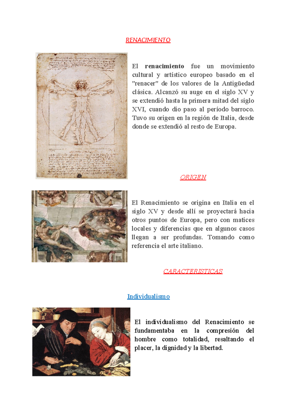 Primera parte de la diapositiva - RENACIMIENTO El renacimiento fue un movimiento cultural y ...