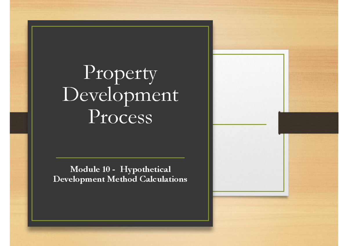 Module 10 - Hypothetical Development Method - 200874 - UWS - Studocu