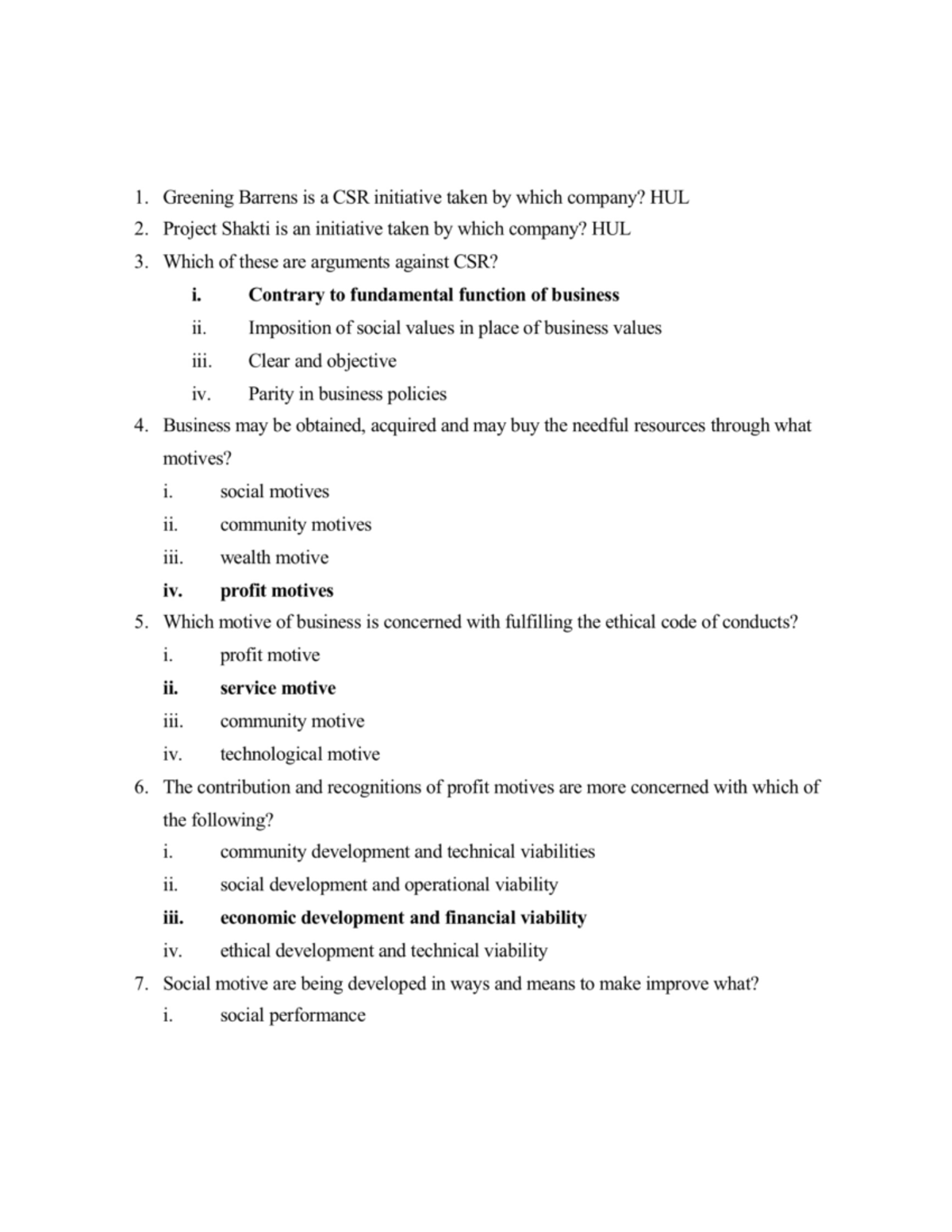 Corporate Social Responsibility - Business Ethics - Studocu