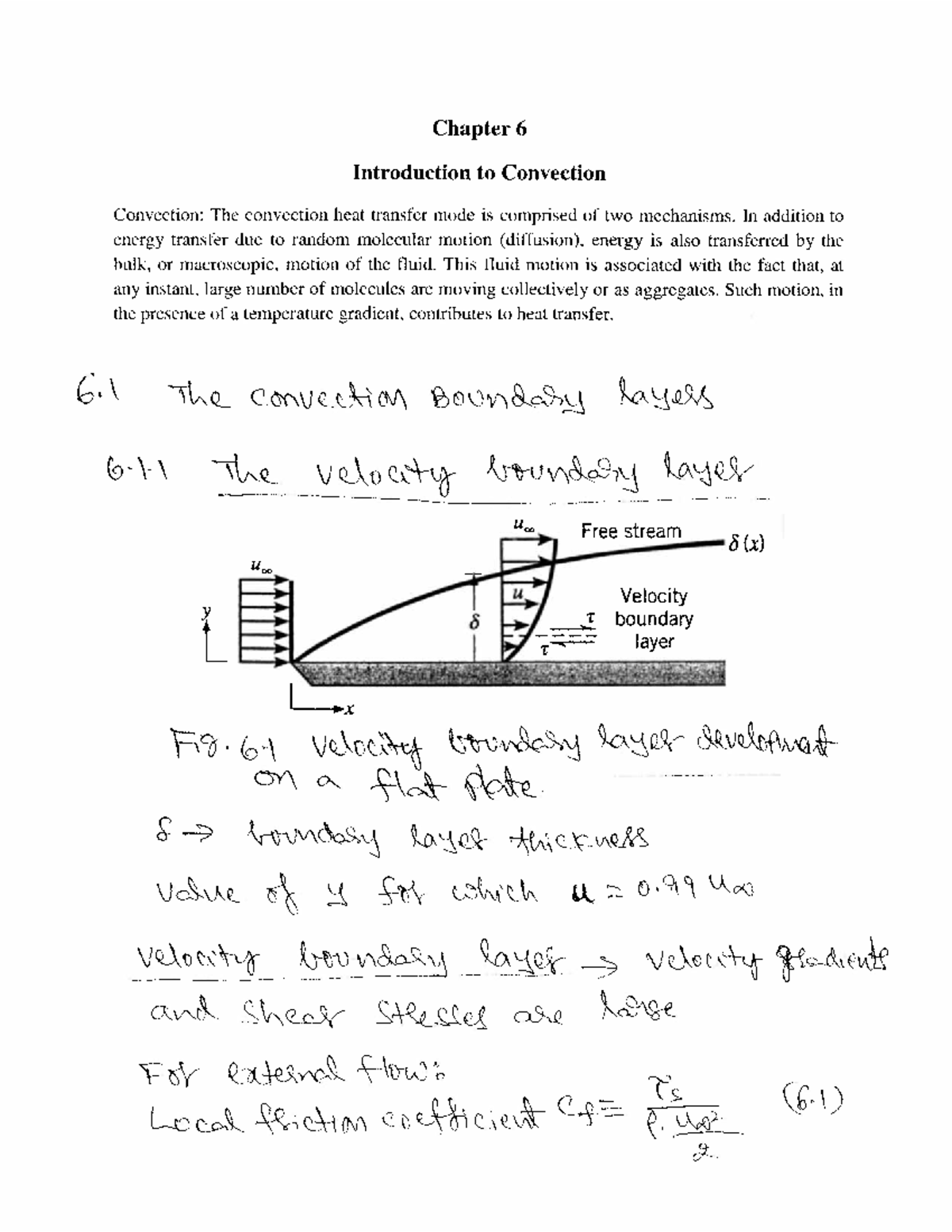Lecture 10 Chap6 - Intro to Convection - MECE3930U - Studocu